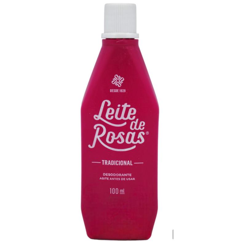 Leite de Rosas 100ml - Limpeza Corporal - Magazine Luiza