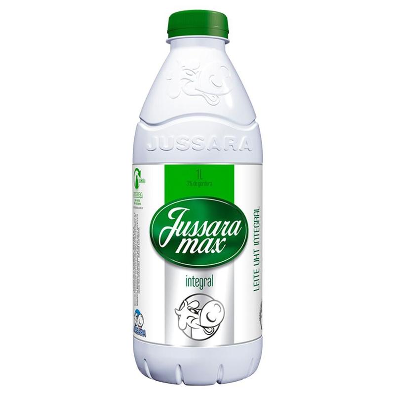 Leite Integral JUSSARA Garrafa 1 Litro - Leite - Magazine Luiza