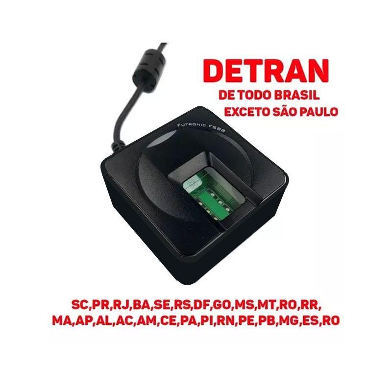 Leitor Biometrico Futronic FS88 Dedo Vivo - Leitor Biométrico ...