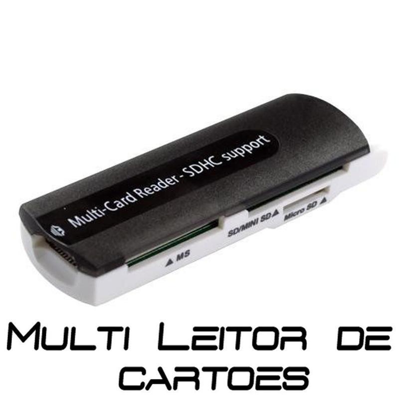 Leitor de Cartão Multi-Card Reader SDHC Support USB 2.0/1.1 - COMMERCE ...