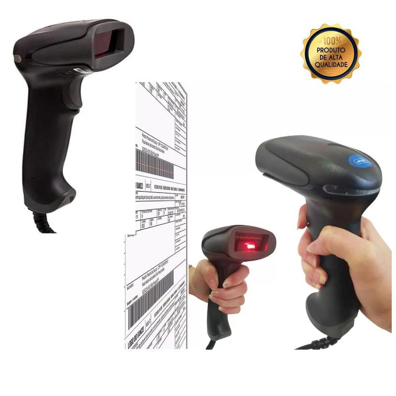 Leitor de código de barras com fio - KNUP - Leitor de Código de Barras ...
