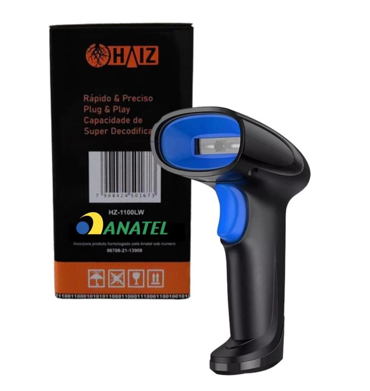 Leitor De Código De Barras Haiz Sem Fio Certificado Anatel - Pdv ...