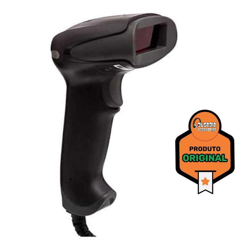 Leitor De Código De Barras USB Com Fio Preto Kp-1017 Knup - Leitor de ...