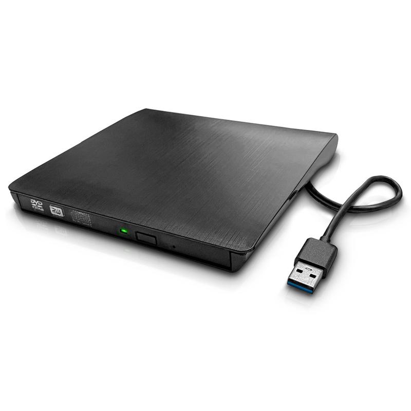 Leitor e Gravador de Cd Dvd Externo Via Usb 3.0 Portátil P&P - First ...
