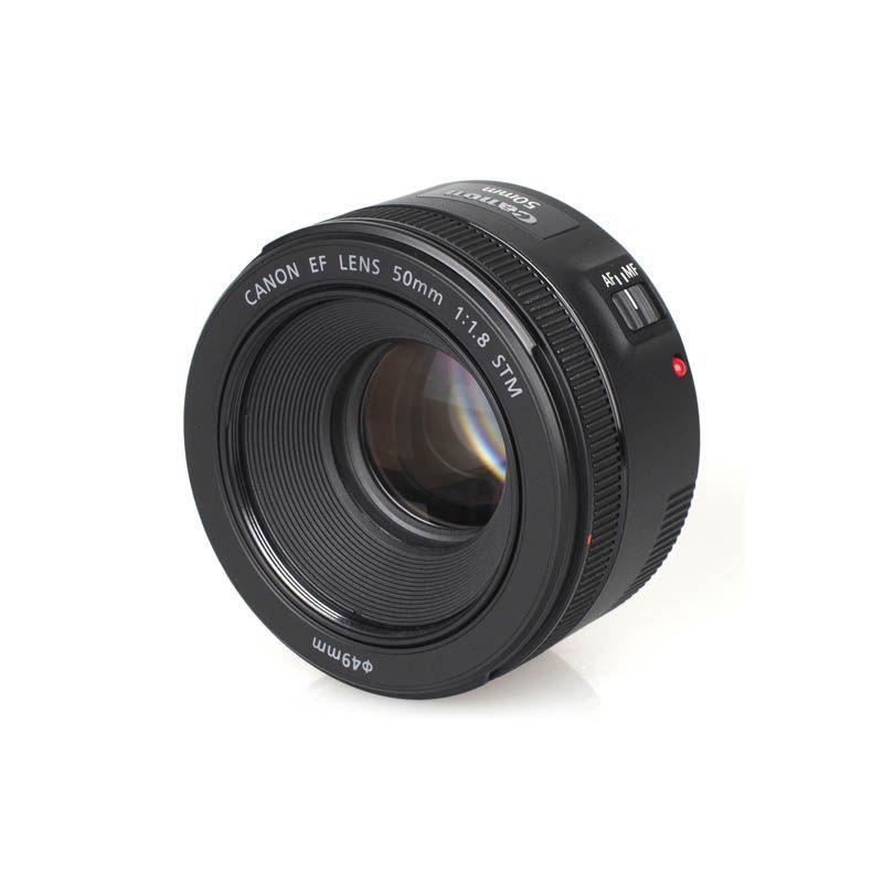 Lente Objetiva Canon Teleobjetiva EF 50mm f/1.8 STM - Lentes - Magazine ...