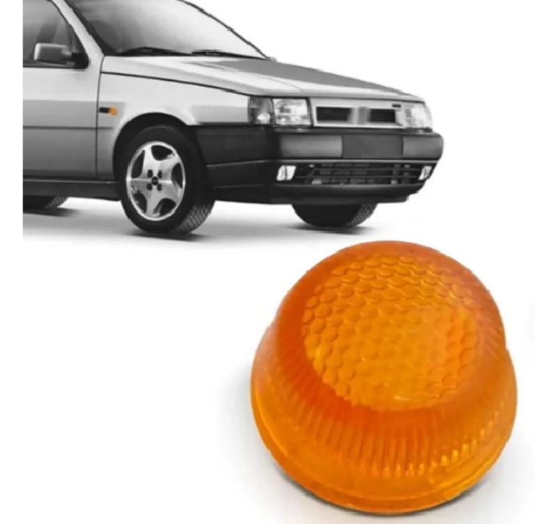 Lente Pisca Lateral Fiat Tipo 1993 A 1997 Estriada Âmbar - LS152A ...