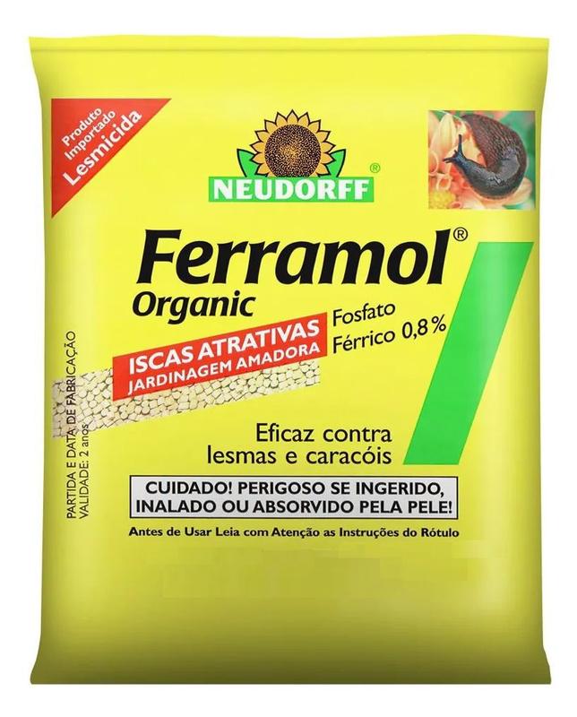Lesmicida Ferramol Organic Lesmas E Caracóis 200 gr - Terral ...