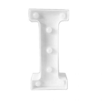 Letra led i plastico branco - LEMBRANÇA CHIQUE - Painel de LED ...