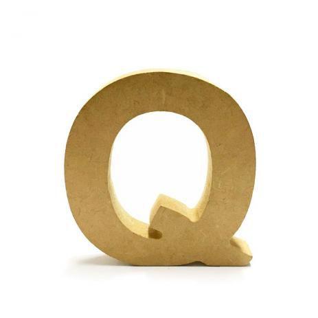 Letra MDF 18 cm Cru Decoração Festa Mesa Fica Em Pè - Atelie Arte ...