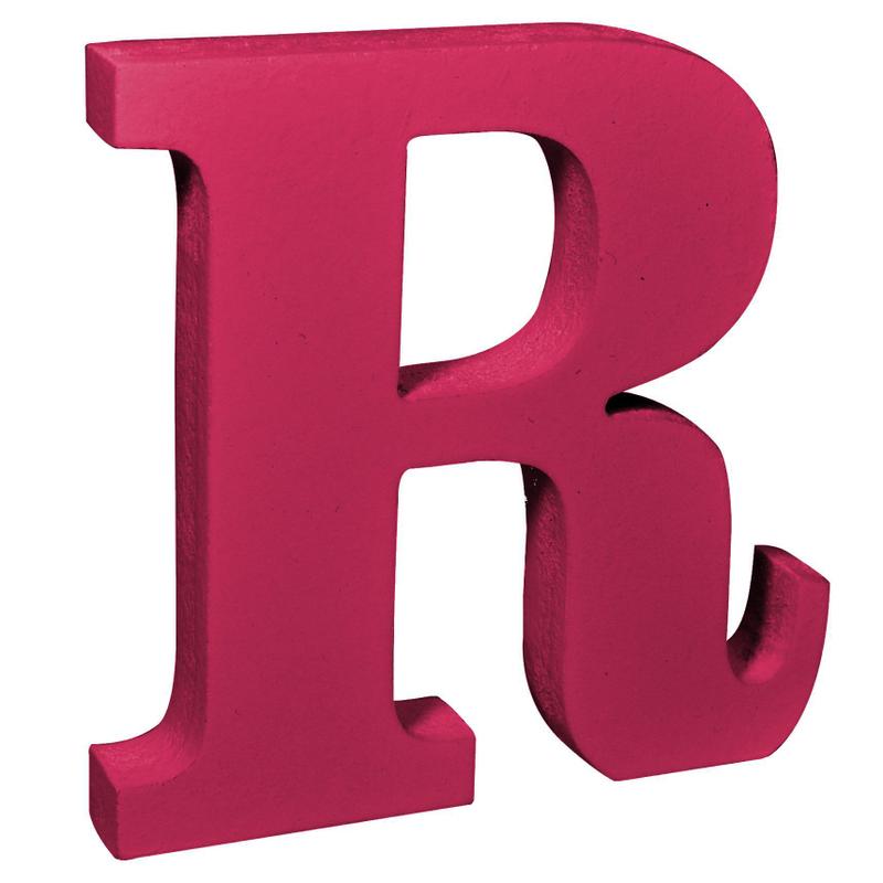 Letra R 15mm por 18cm de Altura Mdf Madeira Pintado - ATACADÃO DO ...