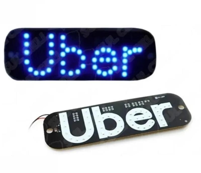 Letreiro Em Led Para Motorista De Aplicativo Uber - Led Brasil - Painel ...