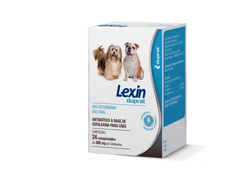 Lexin 300 mg c/ 12 comprimidos - DUPRAT - Farmácia Pet - Magazine Luiza