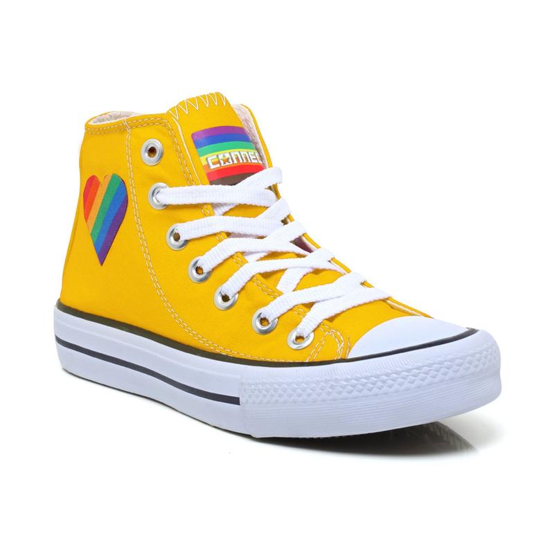 Lgbt Tenis All Feminino Cano Alto Lona Star Hi Ct Qualidade Envio ...