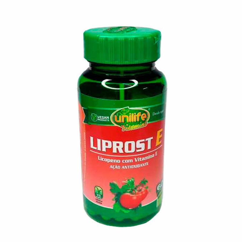 Licopeno Com Vitamina E Liprost - Unilife - 60 Cápsulas - Licopeno ...