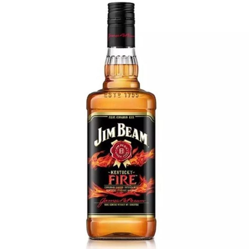 LICOR WHISKY JIM BEAM fire Sabor canela 1Litro - Licor - Magazine Luiza