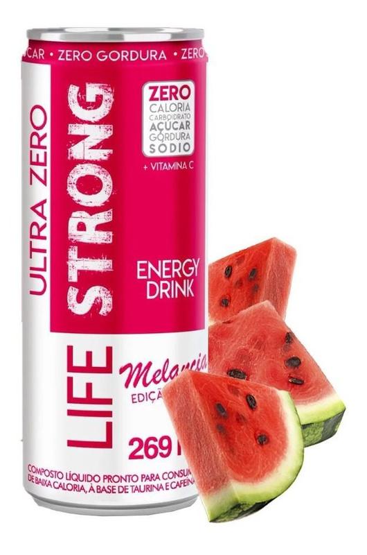 Life Strong Energy Drink (269ml) Melancia - Bebida Energética ...