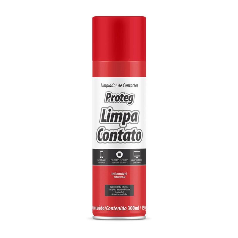 Limpa Contato Spray Proteg Inflámavel - 300ml/150g - Limpeza Automotiva ...