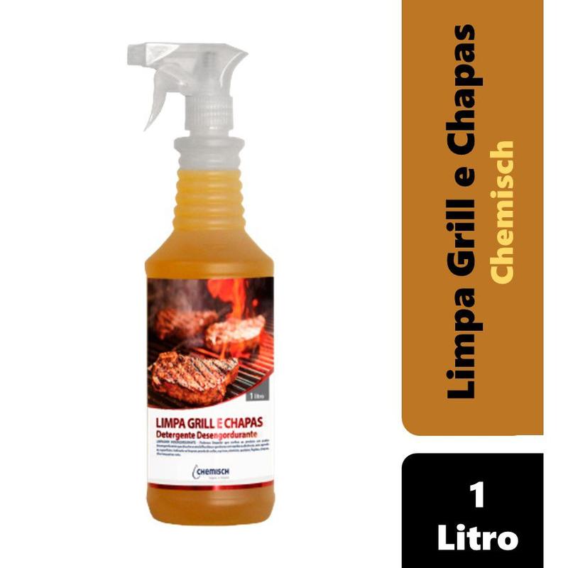 Limpa Grill e Chapa 1 Litro com gatilho - Chemisch - Limpa Forno ...