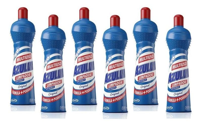 Limpador Azulim Multiuso Uso Diário 500ml Kit 6 - Start - Limpador ...