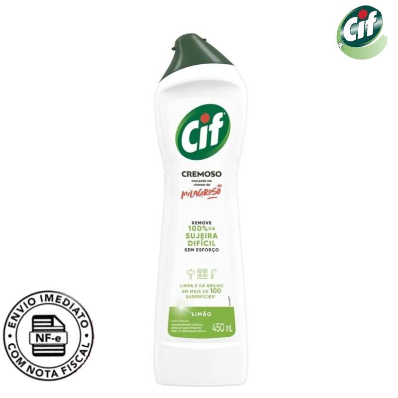 Limpador multiuso cif cremoso 450ml limão limpeza fácil - REMOVE ...