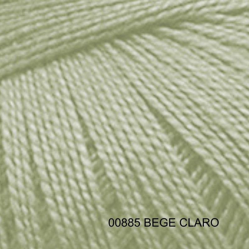 Linha Camila 1000m com 150g em Algodão Mercerizado - Linha de Crochê ...