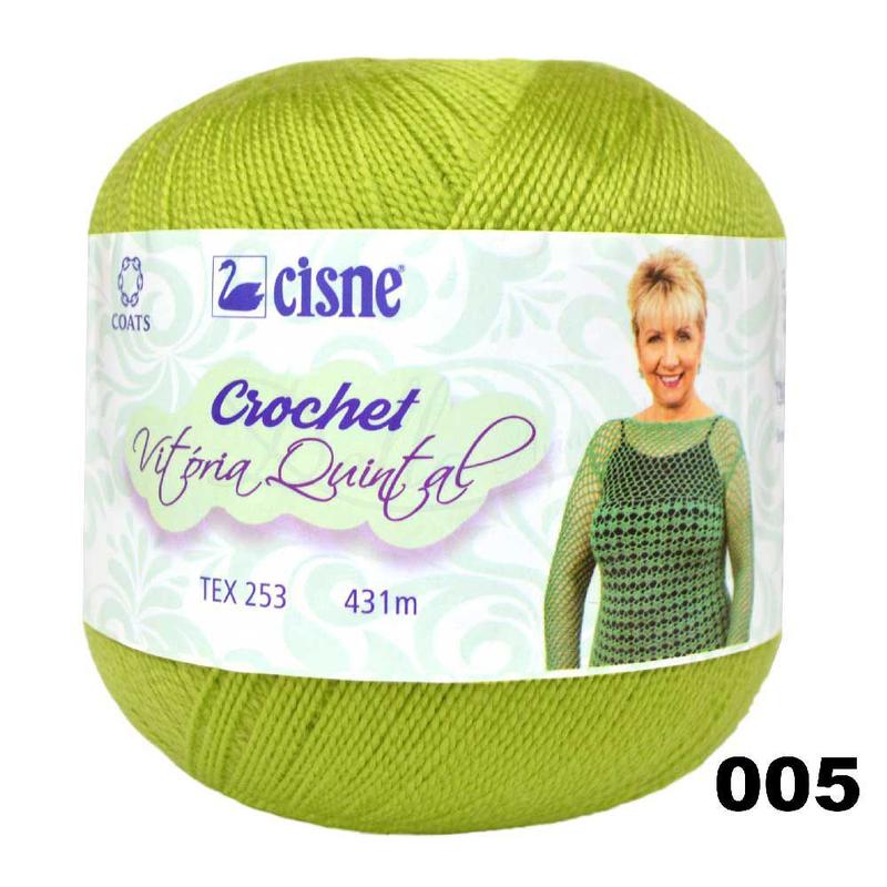 Linha Crochet Vitória Quintal Cisne - Coats Corrente - Linha de Bordado ...