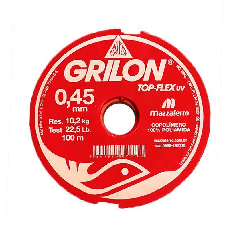 Linha de Nylon 0,45 mm Grilon transparente 100 mts - Linha de pesca ...