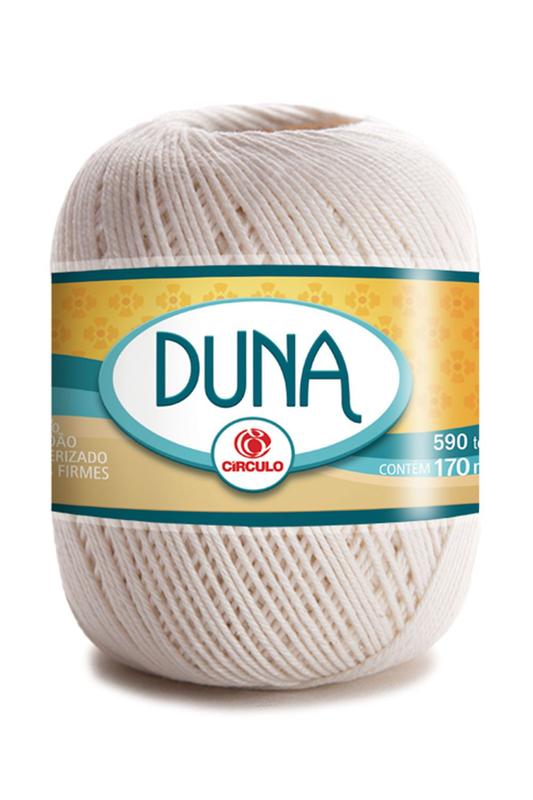 Linha Duna 170m Nº4/4 8176 Off White - Círculo - Linha de Crochê ...