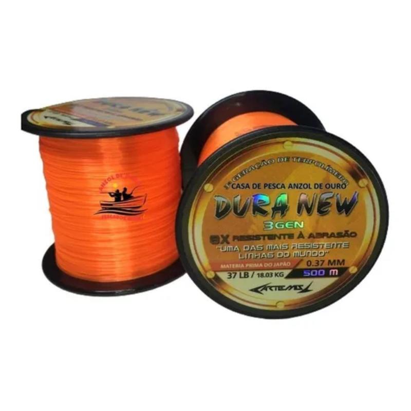Linha Duranew Duranium 8x 0,40mm 500m 40lb Monofilamento Soft - Artemis ...