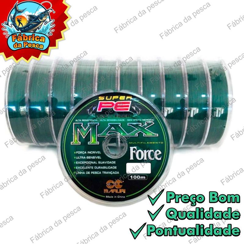 Linha Max PE multifilamento 0.20, 0.26, 0.35, 0.40 0,45 0,52 0,60 ...