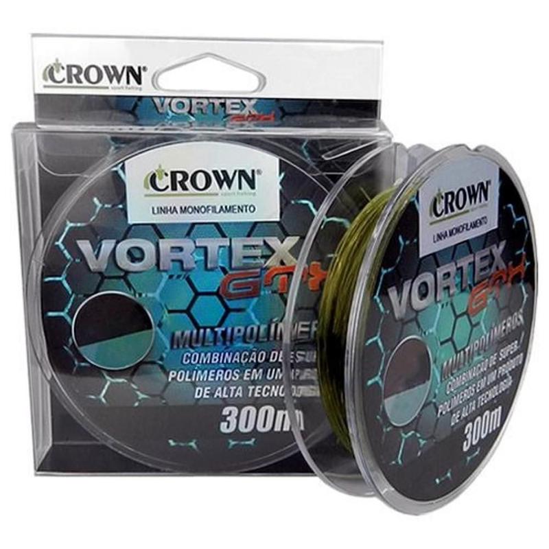 Linha Mono Crown Vortex GTX - 300m 40lb - Linha de pesca - Magazine Luiza