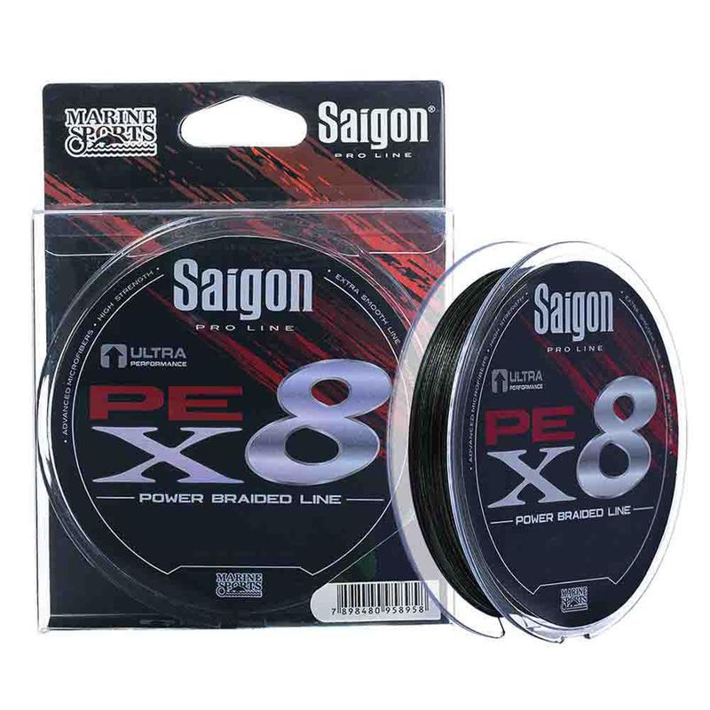 Linha Multifilamento 8 fios Saigon Marine Sports X8 Camuflada 300m ...