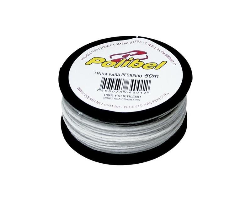 Linha Pedreiro Polibel Tranc 50M Polietileno C/12Pcs - Equipamento para ...