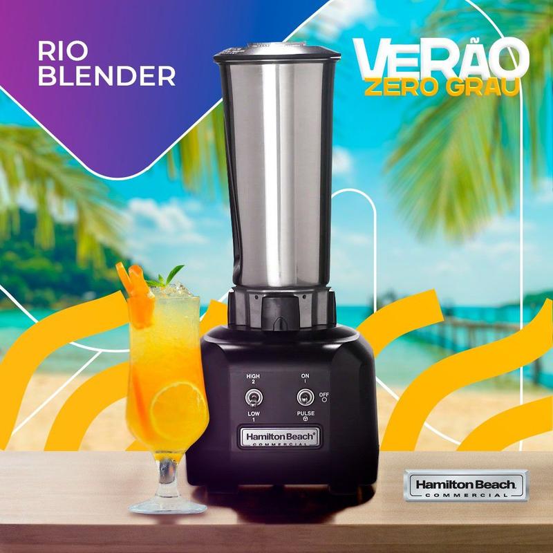 Liquidificador Inox Blender Rio 0,95l 220v Hamilton Beach ...
