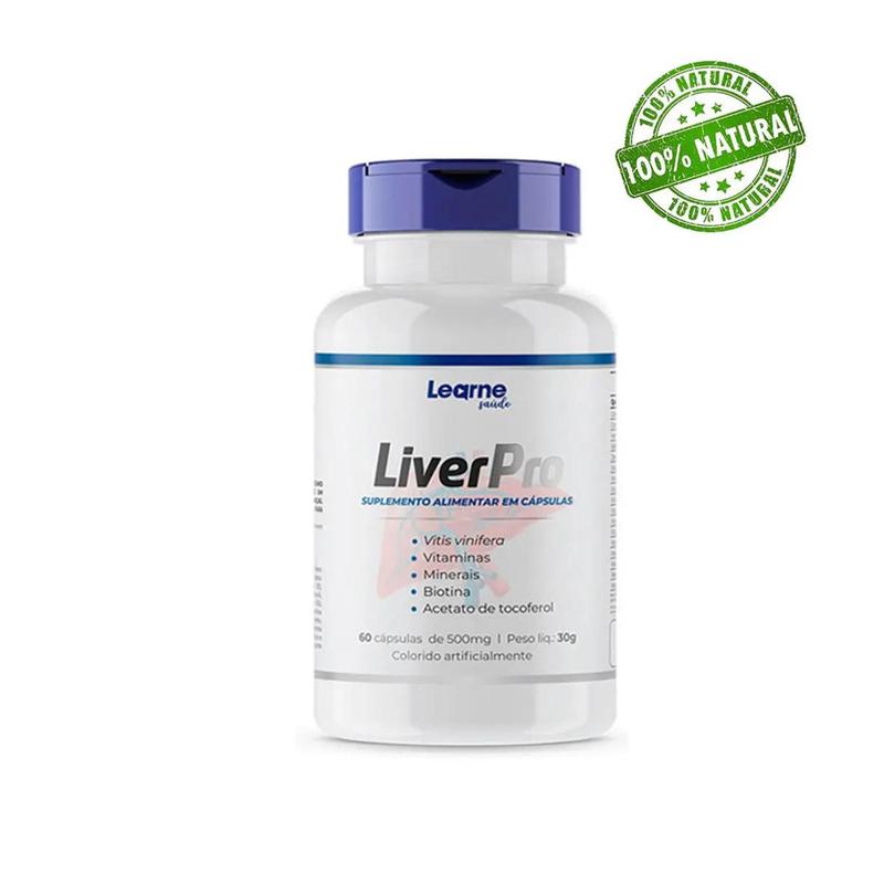 Liver pro Cápsula 60 - Learne Saúde - Multivitamínico / Polivitamínico ...