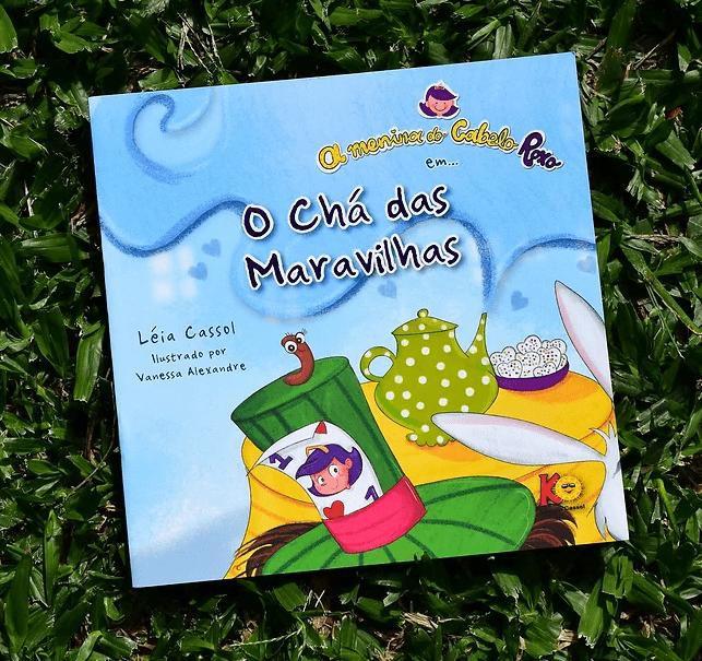 Livro - A menina do cabelo Roxo em O Chá das Maravilhas - Livros de Literatura Infantil ...