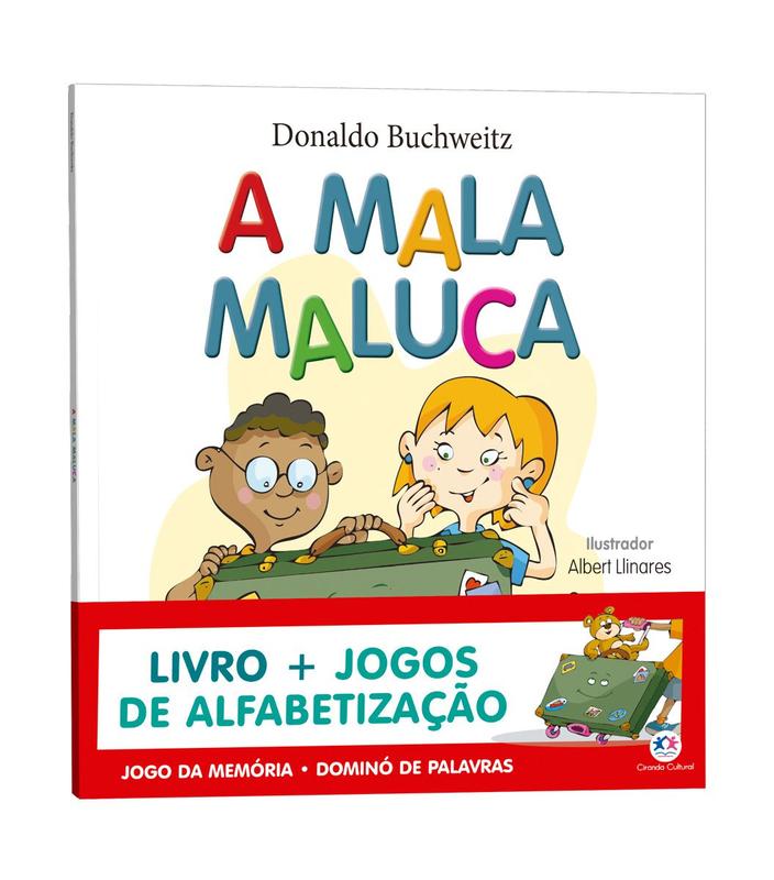 Livro - Mala Maluca - Livro + Jogos de alfabetização - Livros de ...