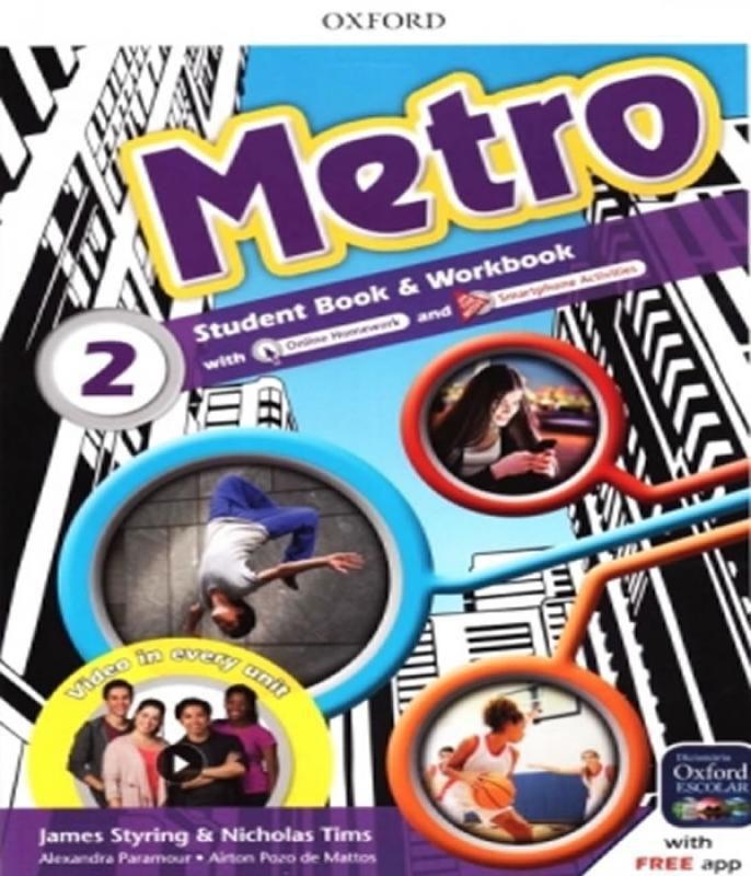 Livro Metro 2 - Student Book / Workbook Pack - Outros Livros - Magazine ...