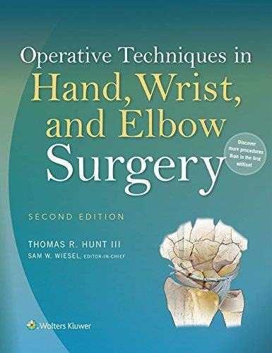 Livro Operative Techniques In Hand Wrist,And Elbow Surgery - Livros de ...
