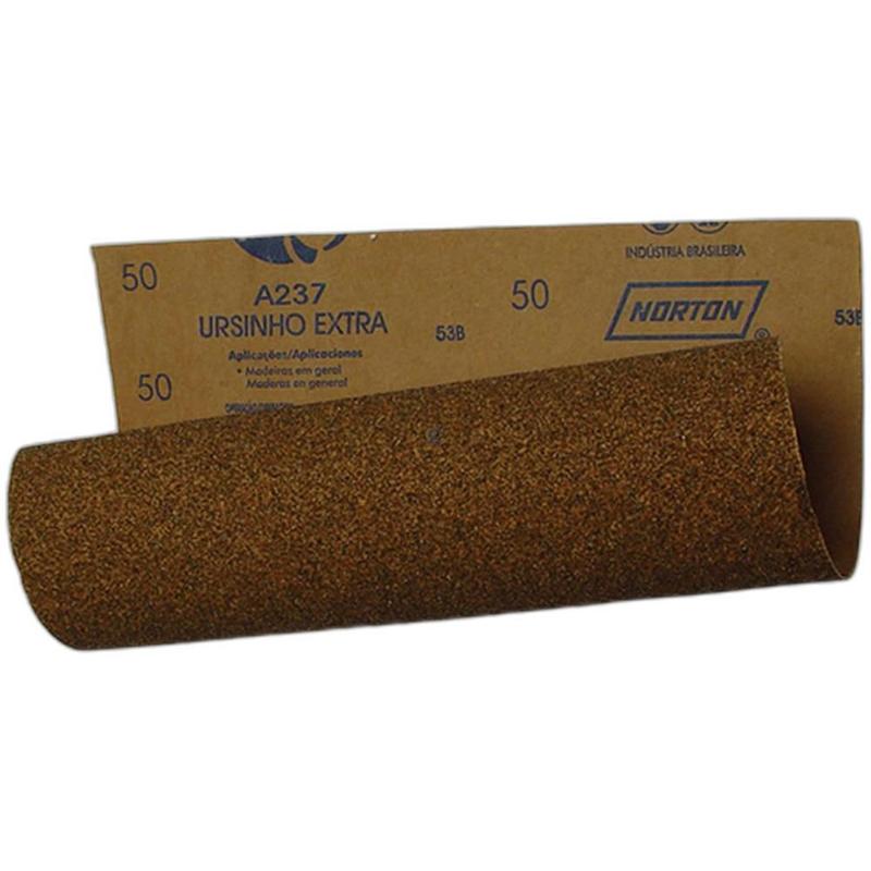 Lixa Madeira Norton 50 - Kit C/50 FOLHAS - Lixa para Madeira - Magazine ...