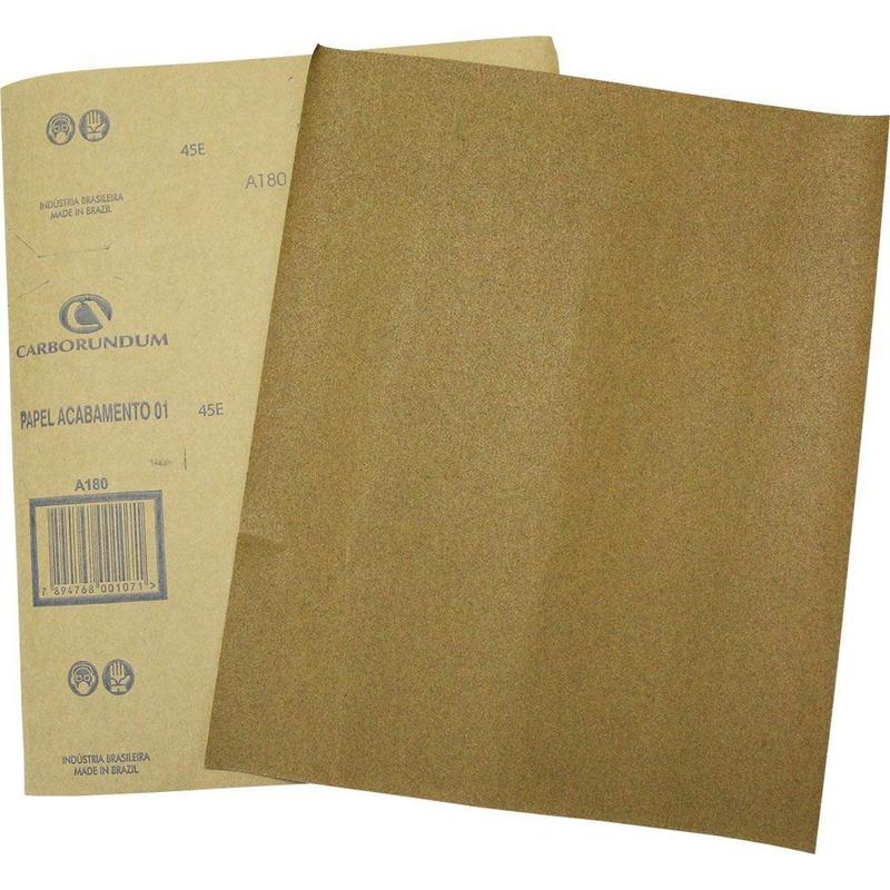 Lixa para Madeira Folha Grão 120 (50 Folhas) Carborundum - Lixa para ...