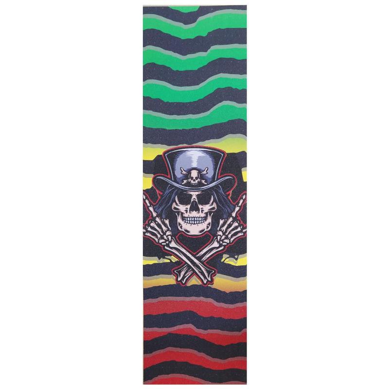 Lixa Skate Street Emborrachada Desenhada Importada Caveira - Gp Skate ...