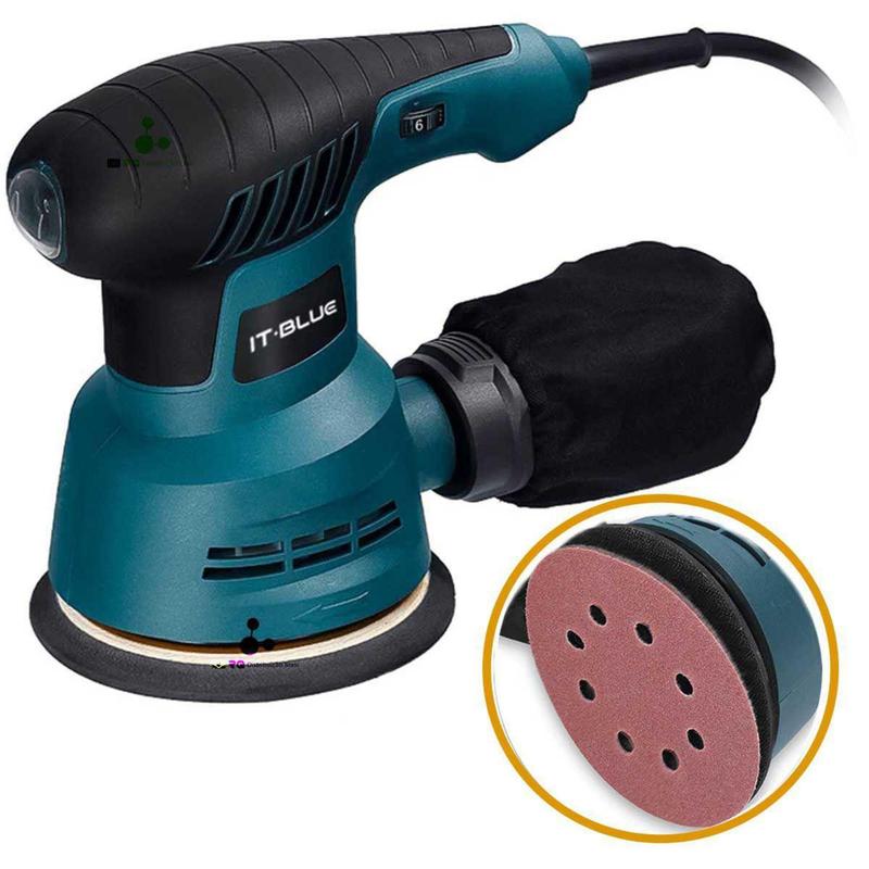 Lixadeira Roto Orbital 110V IT-Blue LE-1964 300w + 5 lixas - Lixadeira ...