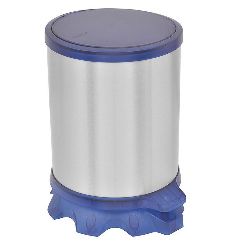 Lixeira com Pedal em Aco Inox Sofie Tramontina 25 cm 5.0 Lt - Lixeira e ...