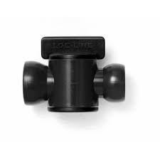 Loc Line Registro de 3/4 polegada 3/4" In-Line Valve Black - LOC-LINE ...