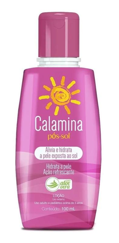 Loção Pós Sol Calamina Aloe Vera 100ml - Pós Sol - Magazine Luiza
