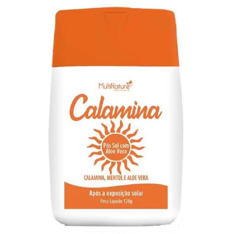 Loção Pós Sol com Aloe Vera Calamina MultiNature 120g - Pós Sol ...