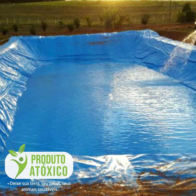 Lona Ck300 Azul 6x5 Metros Impermeável Para Lago Ornamental ...