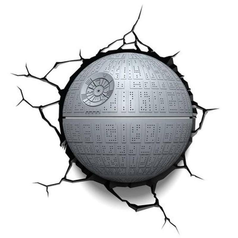 Luminária 3D Star Wars Estrela da Morte Death Star - 3D Light Fx ...