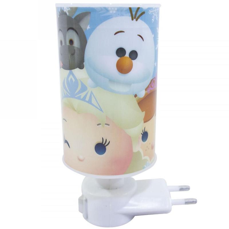 Luminária Abajur Led Anna Elsa E Olaf Tsum Frozen - Disney - Abajur ...